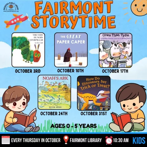 FAIRMONT: Fairmont Storytime | Pasadena Public Library